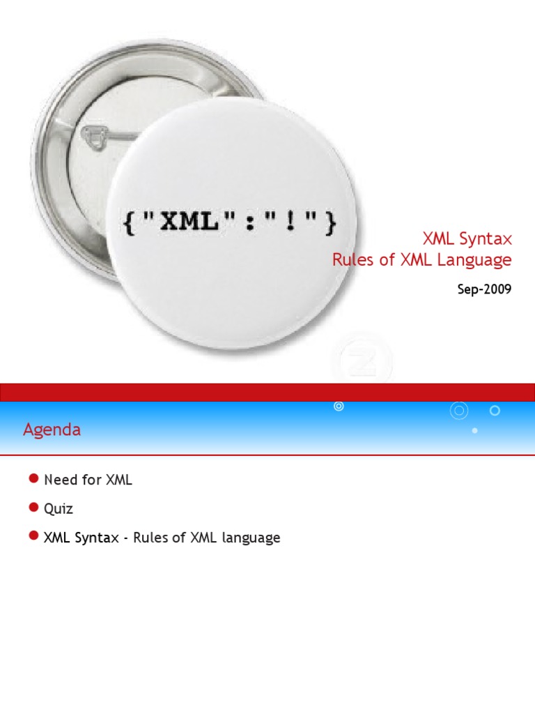Xml Syntax Rules Of Xml Language © 2008 Mindtree Consulting Pdf Xml Html Element