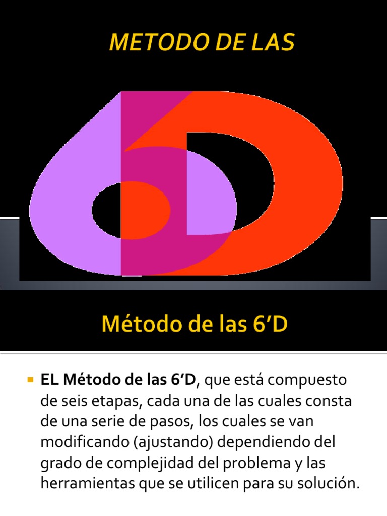 Método de las 6D para Solución de Problemas | PDF