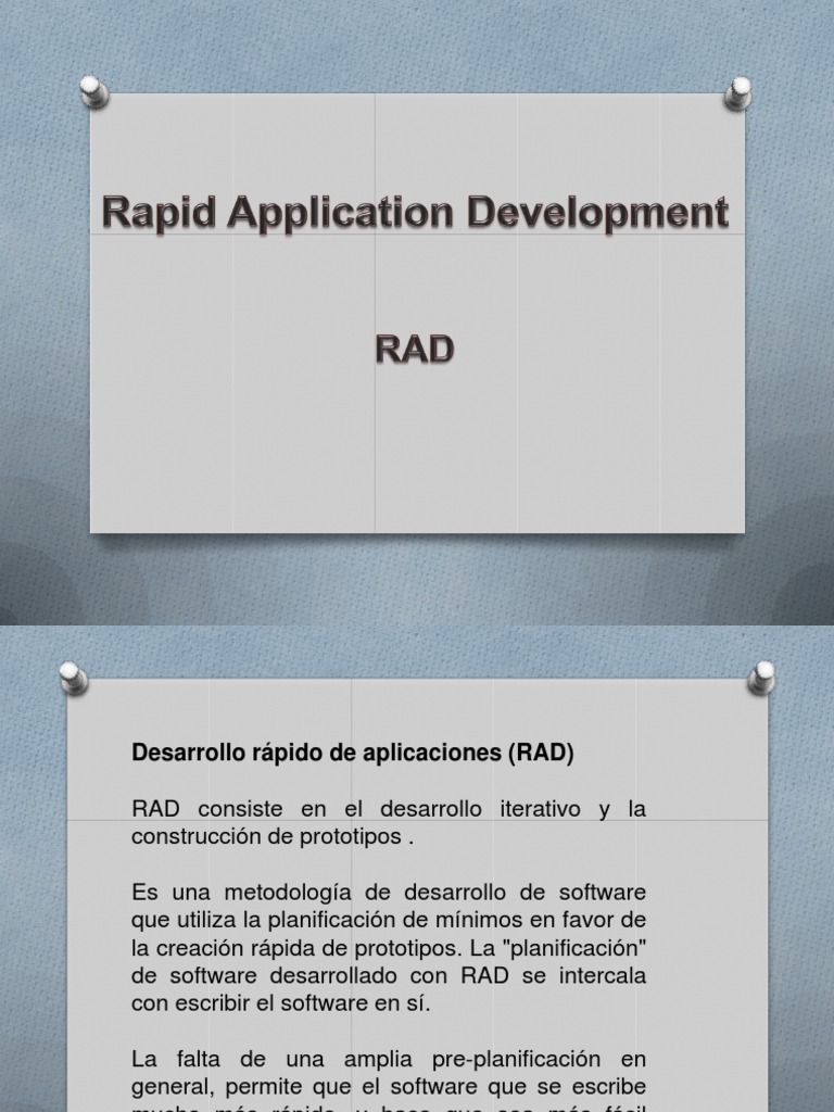 METODO RAD (Rapid Application Development) | PDF | Informática | Tecnología