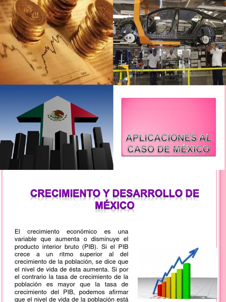 Crecimiento y Desarrollo de México Paloma | PDF | Crecimiento económico | Producto Interno Bruto