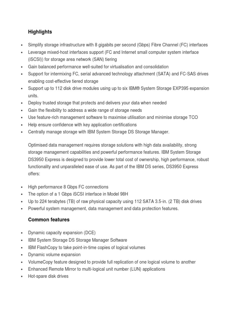 Highlights | PDF | Computer Data Storage | Interface (Computing)
