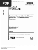 EIA TIA 222 F Structural Standards For Steel Antenna Towers and Antenna Supporting Structures ...