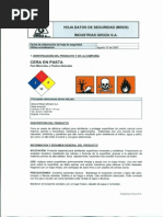Las 16 Partes de Los MSDS | PDF | Primeros auxilios | Química