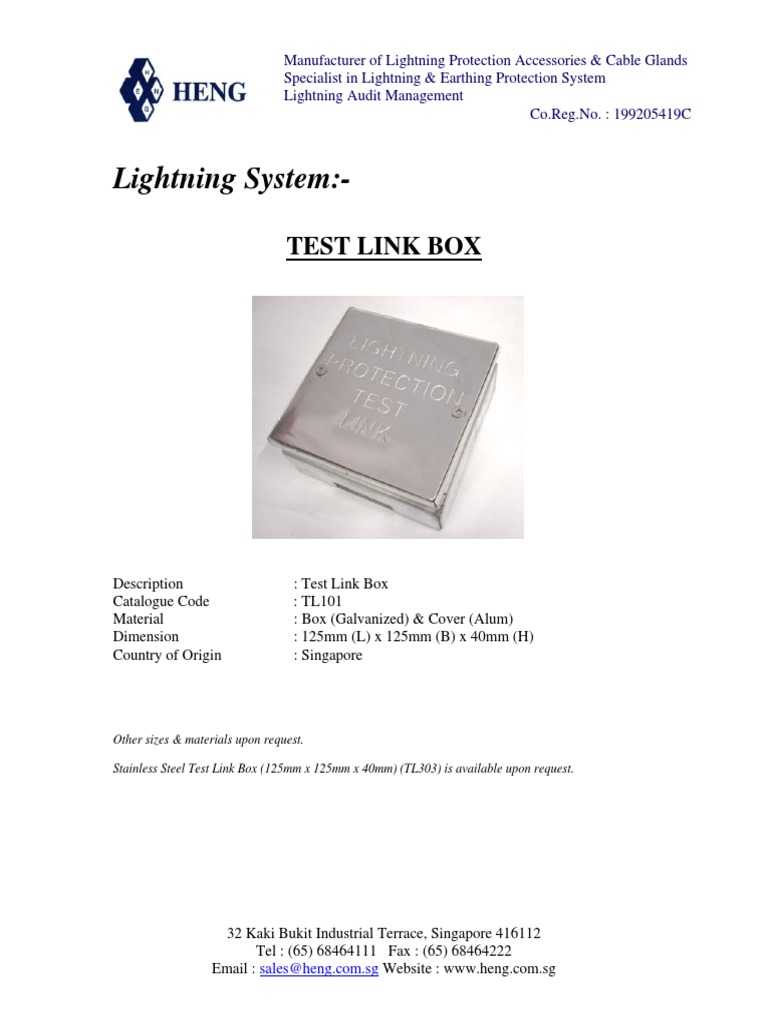 Test Link Box | PDF