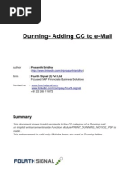 Configuring SAP Dunning Email Process | PDF | Email Address | Computing