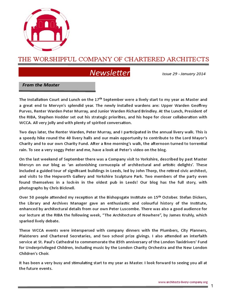 WCCA January 2014 Newsletter | PDF | Business
