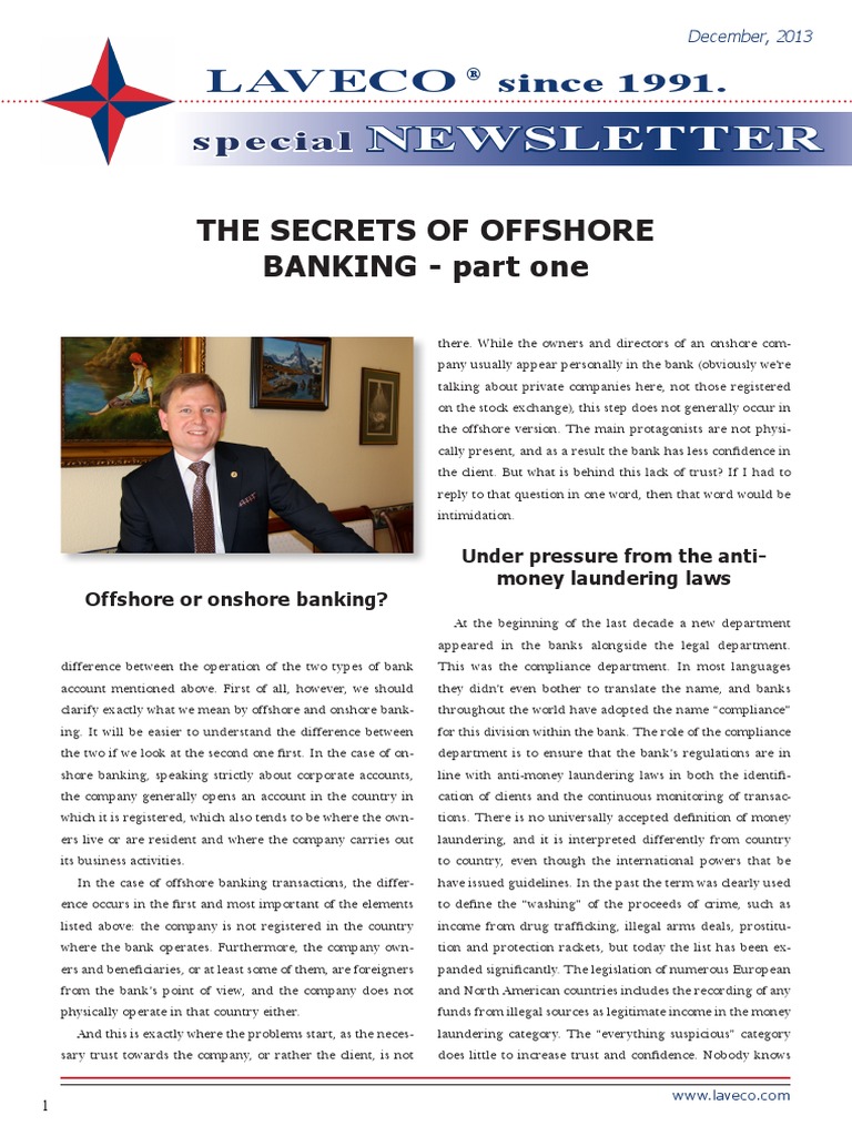 The Secrets of Offshore Banking - Part One | PDF | Financial Action ...
