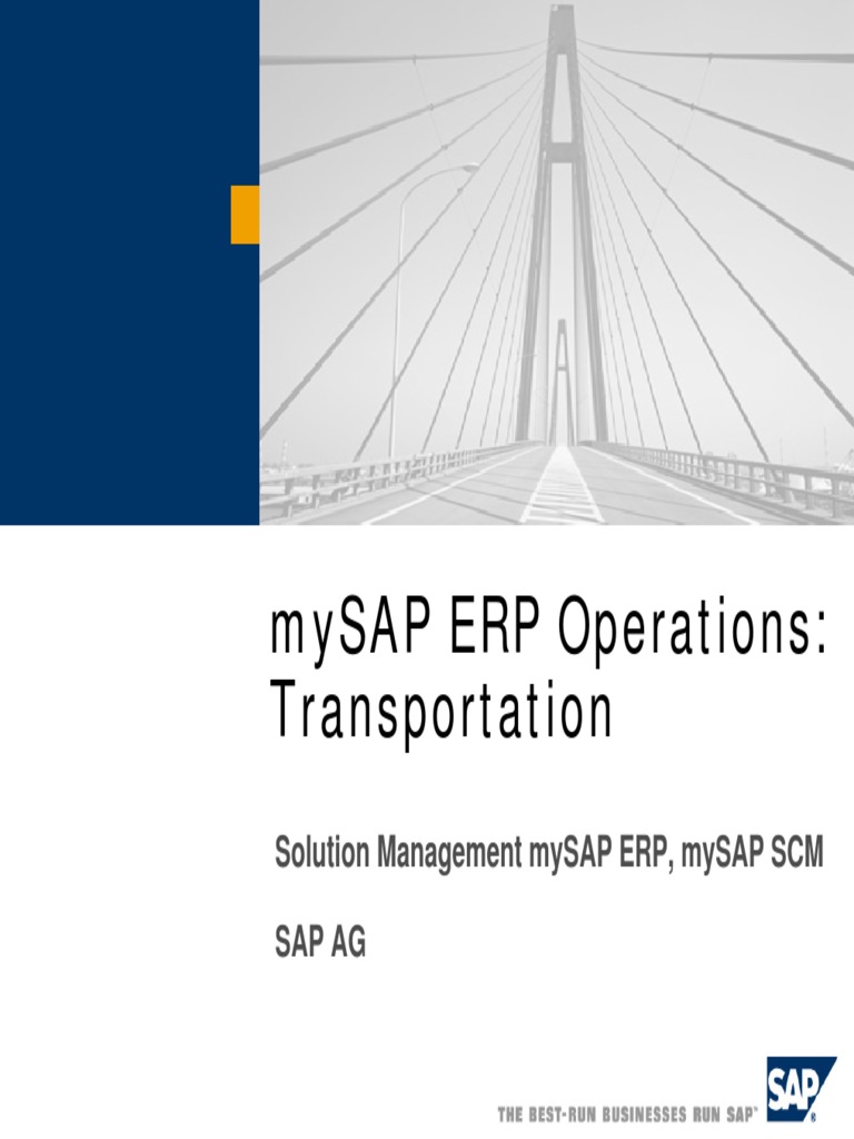 Transportation Overview | PDF | Supply Chain Management | Enterprise ...