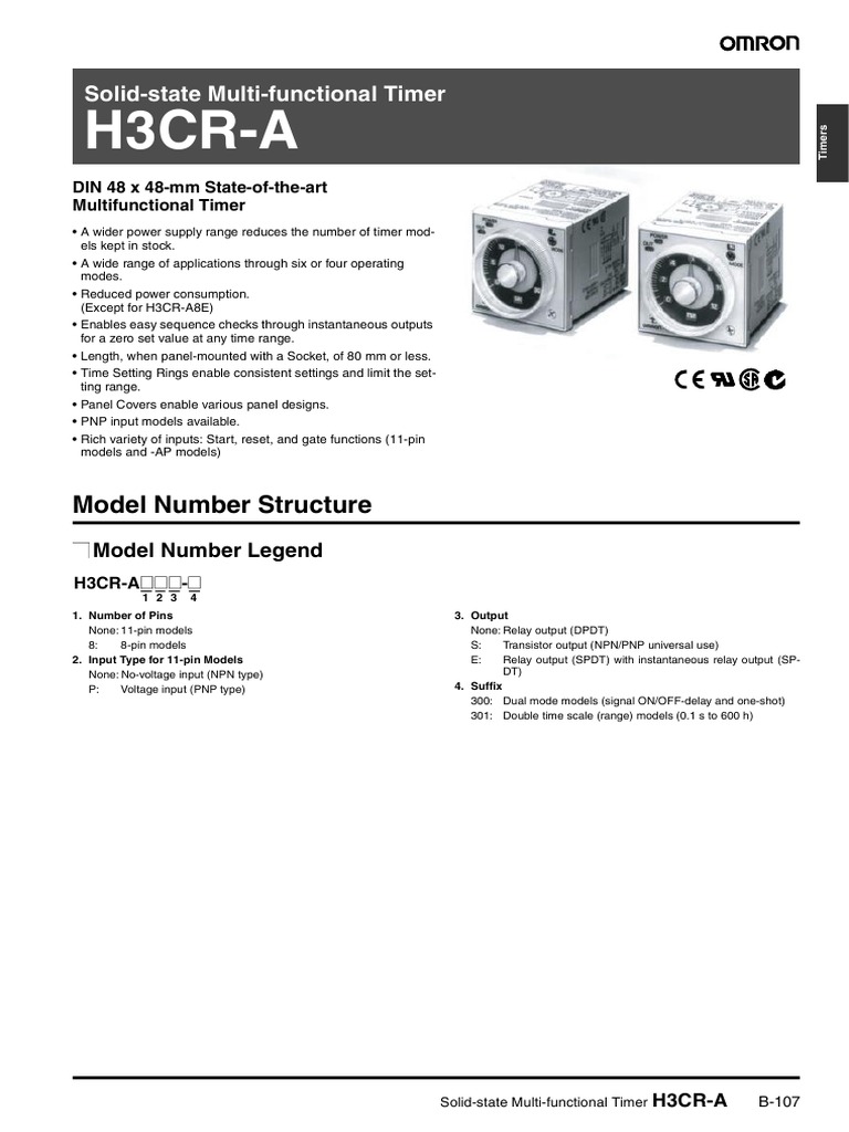 Time Delay Omron | Relay | Timer