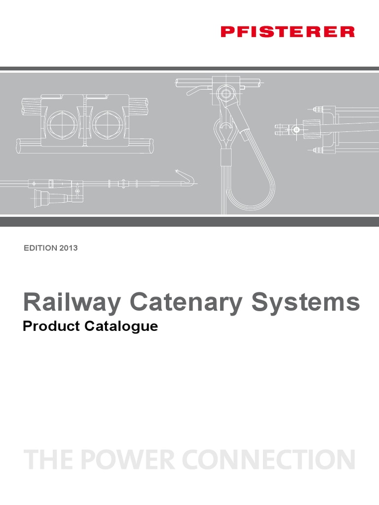 Catálogo Pfisterer Catenaria | PDF | Cable | Electrical Connector