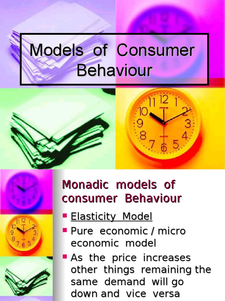 Models of Consumer Behaviour......... by Shahid | PDF