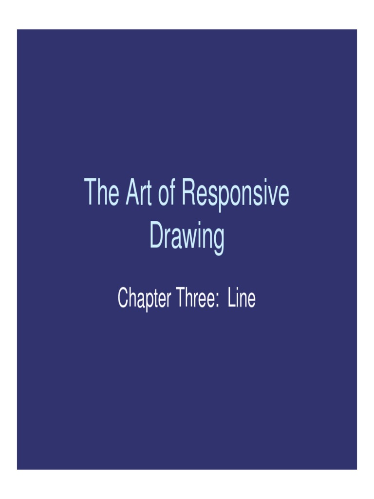 The Art of Responsive Drawing | PDF | Drawing | Shape