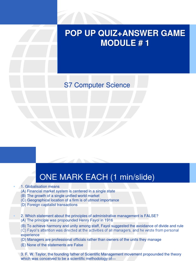 Quiz 1 Pdf Swot Analysis Cognition