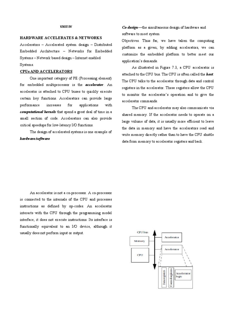 Hardware Accelerated Distributed Embedded Systems: Motion Estimation Video Accelerator Case ...