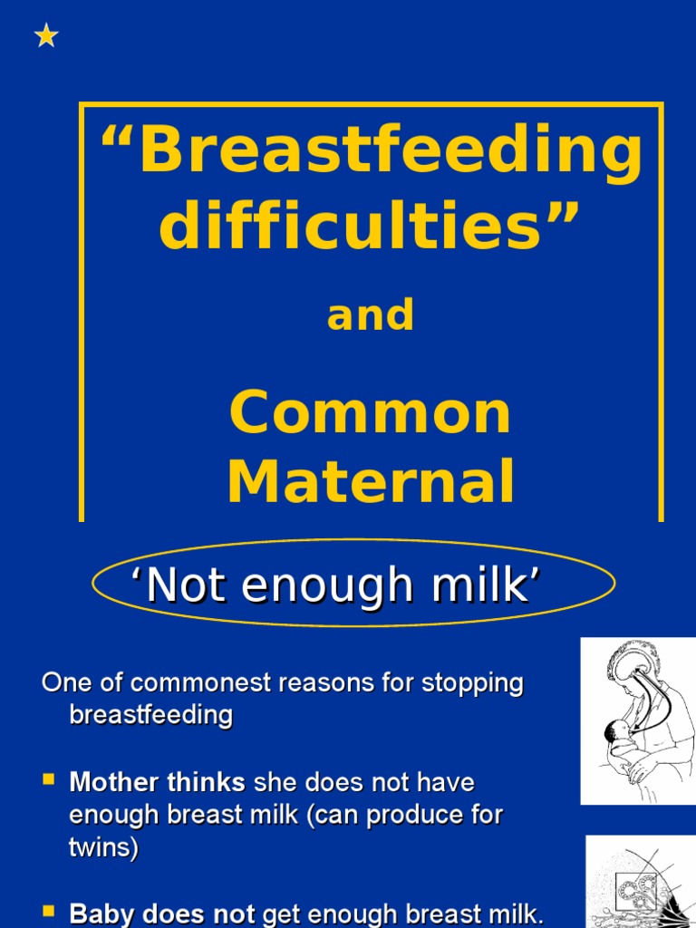 Common Maternal Breastfeeding Problems | PDF | Breastfeeding | Nipple
