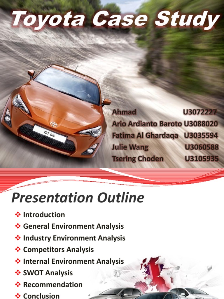 Toyota Competitive Analysis Overview | PDF | Toyota | Competitive Advantage