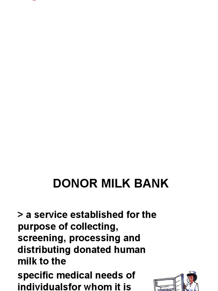 Human Milk Bank Process Overview | PDF | Breast Milk | Refrigerator