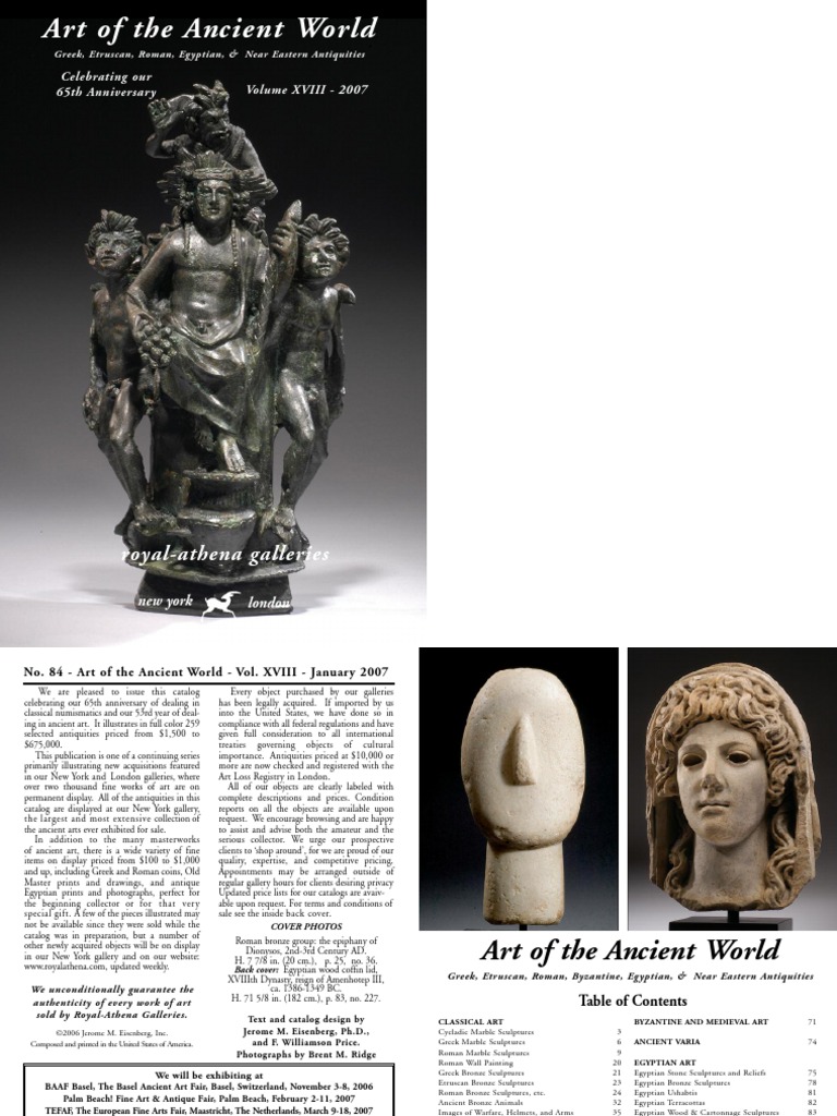Art of The Ancient World - Greek, Etruscan, Roman, Egyptian, & Near ...