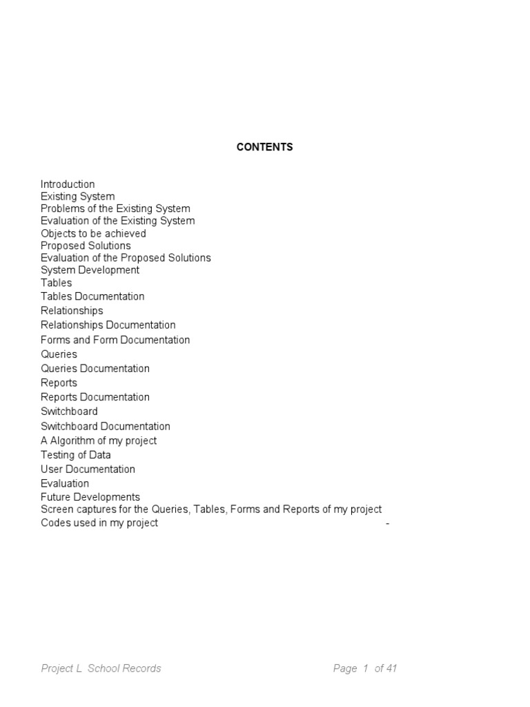 School Records Management System | PDF