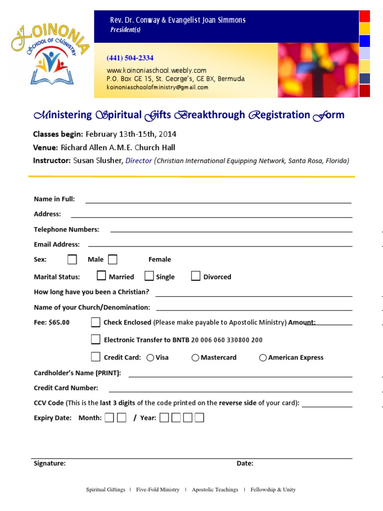 Registration Form | PDF