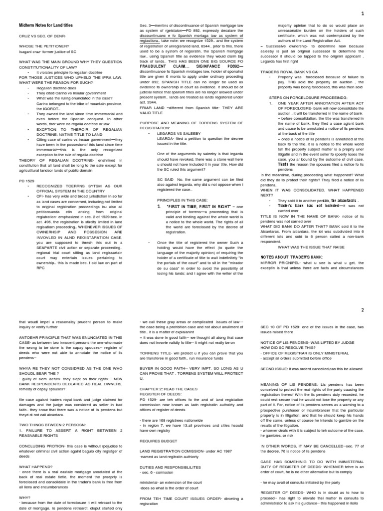 FIRST IN TIME, FIRST IN RIGHT | PDF | Foreclosure | Citizenship