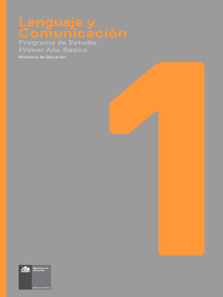 Programa de Estudio LENGUAJE 1° Basico | PDF | Aprendizaje | Evaluación