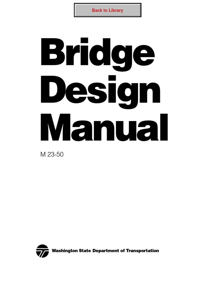 Bridge Design Manual | PDF | Specification (Technical Standard ...