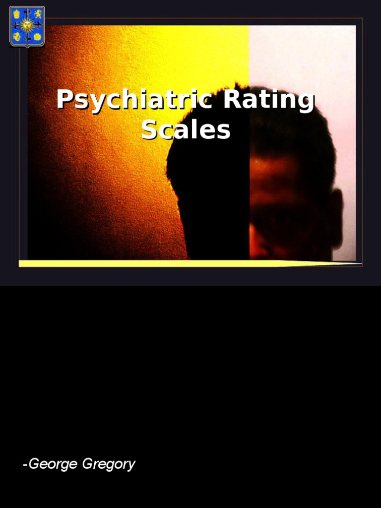 Psychiatric Rating Scales-RRFINAL | PDF | Mood (Psychology) | Mental Health
