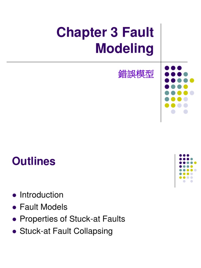 Ch3.Fault Modeling | PDF | Cmos | Transistor