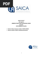 ZICA Membership Overview and Requirements | PDF | Accountant | Accounting