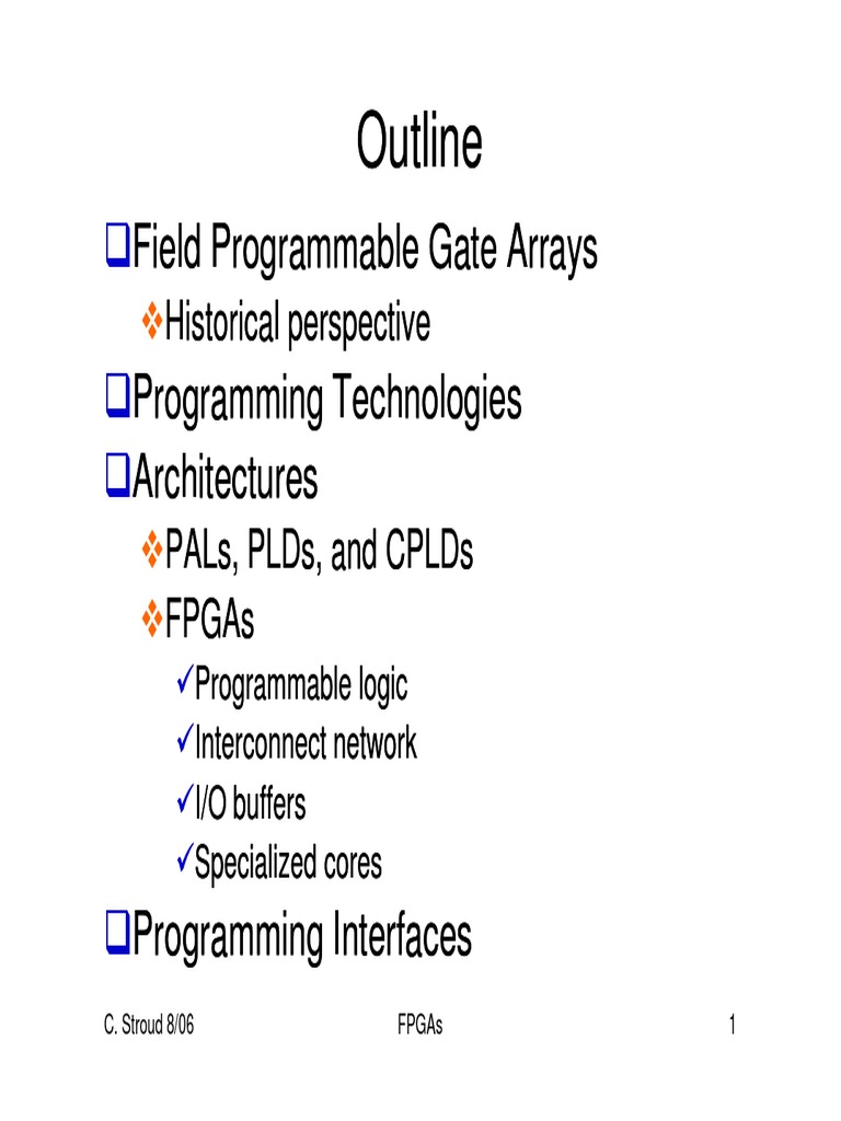 FPGAs | PDF | Field Programmable Gate Array | Electronics