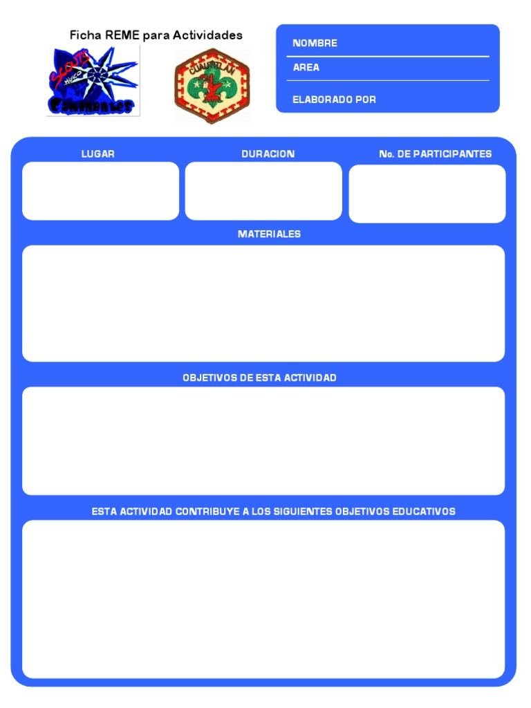 Ficha Reme Caminante | PDF