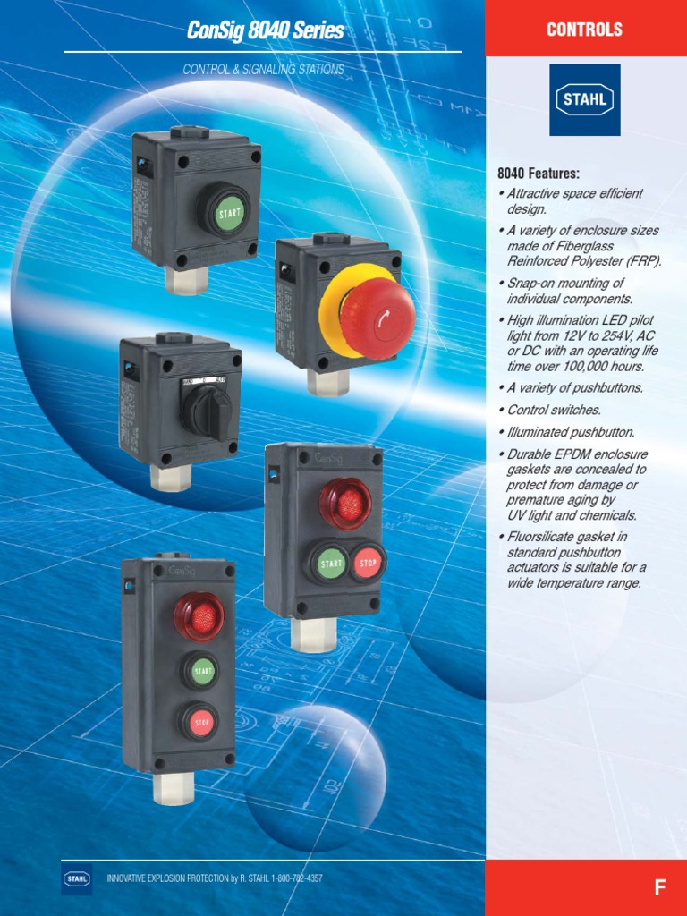 STAHL Control Switches | PDF | Switch | Resistor