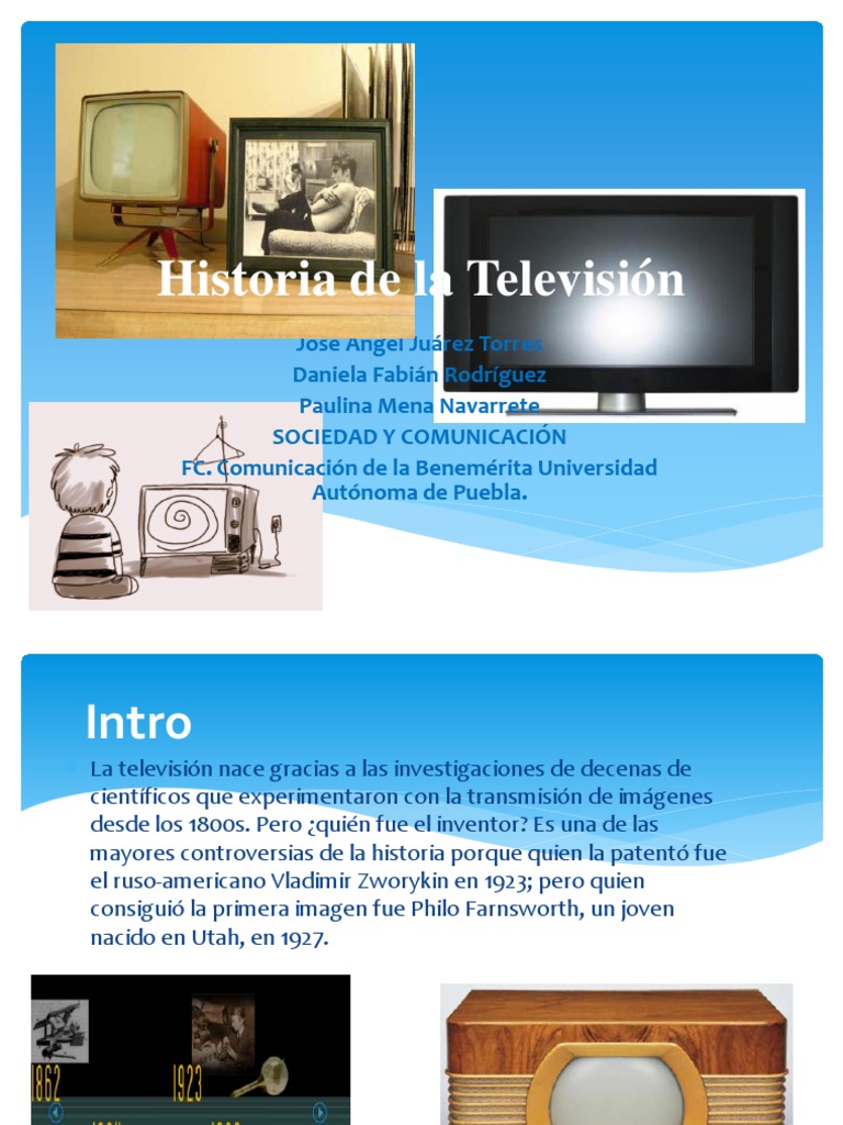 Evolución de la Televisión: Historia y Curiosidades | PDF | Televisión ...