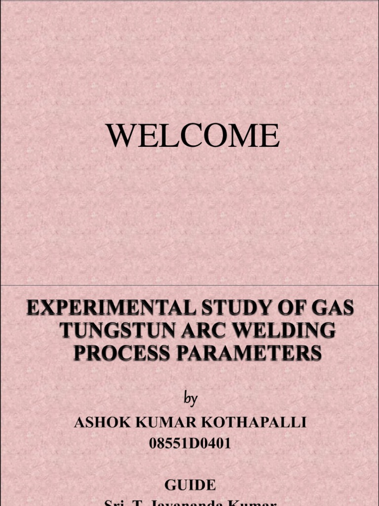 TIG Welding Project | PDF | Welding | Construction