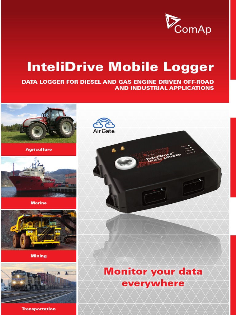 InteliDrive Mobile Logger Datasheet 2011-09 | PDF | Diesel Engine | Electronics