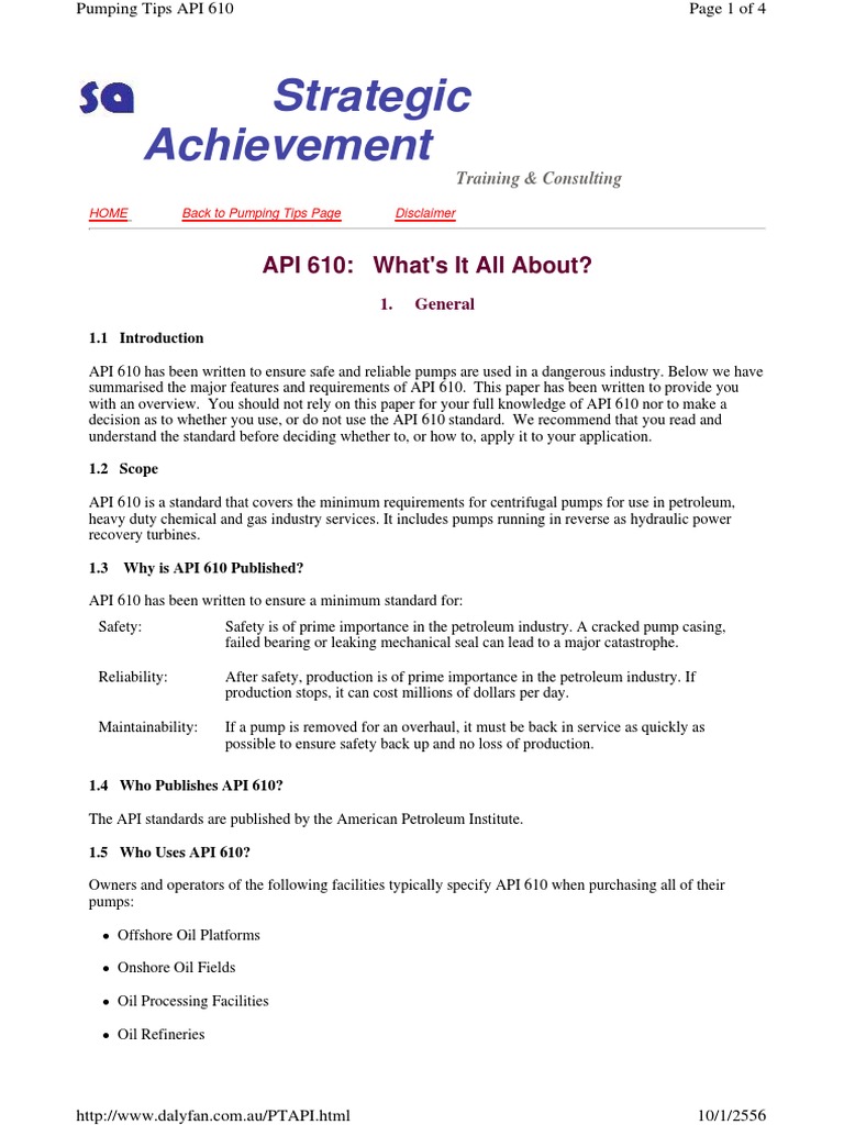 API 610 Conclusions | PDF | Pump | Petroleum