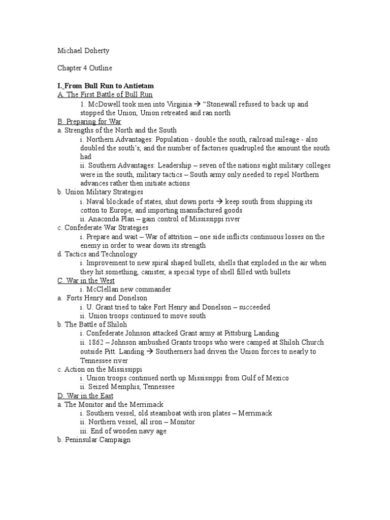 History CHPT 4 Outline | PDF