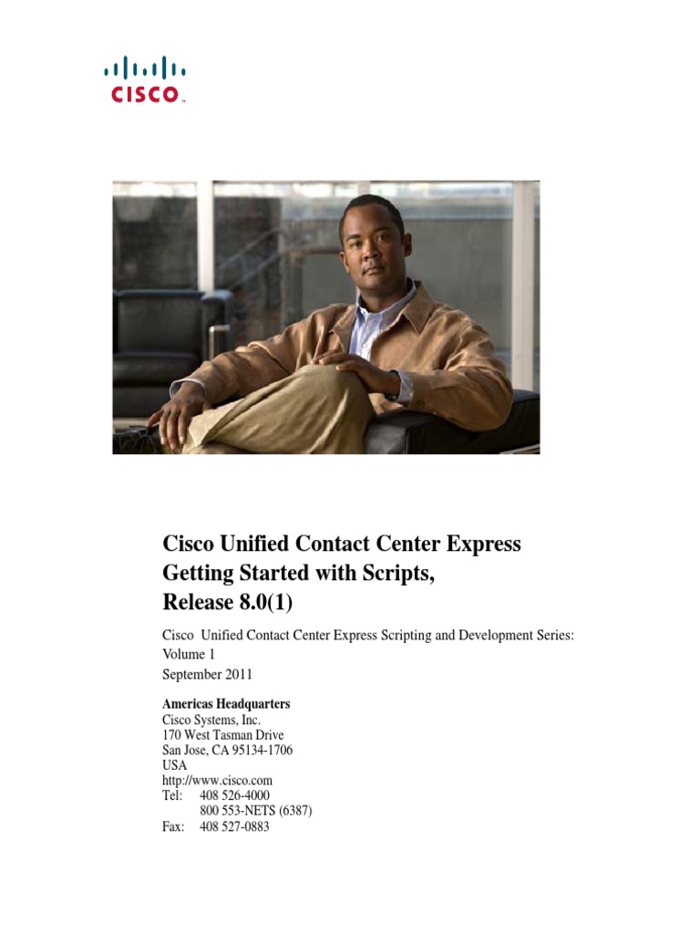 Cisco Unified Contact Center Express - Scripts - Release 8.0 PDF | PDF ...