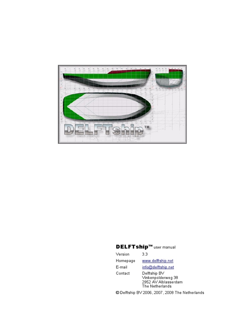 Delftship Manual | PDF | Source Code | Curvature