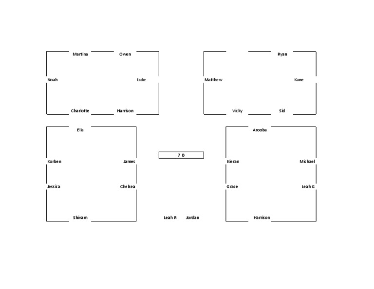Seating Plan 7B | PDF