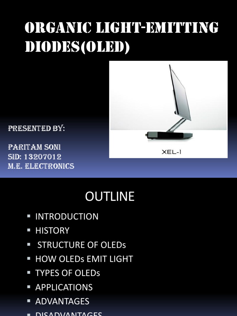 Organic LEDs | PDF | Oled | Cathode