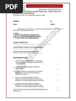 Instrucciones Escala Davidson | PDF | Trauma psicólogico | Neurociencia