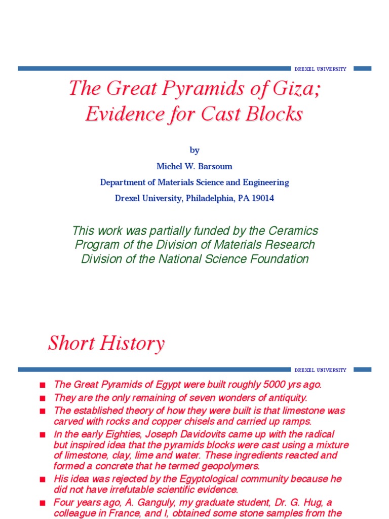 Pyramid Presentation | PDF | Egyptian Pyramids | Materials