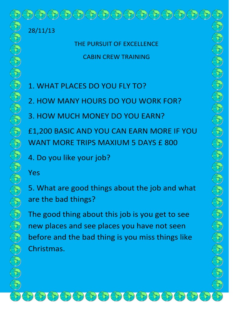 Cabin Crew | PDF
