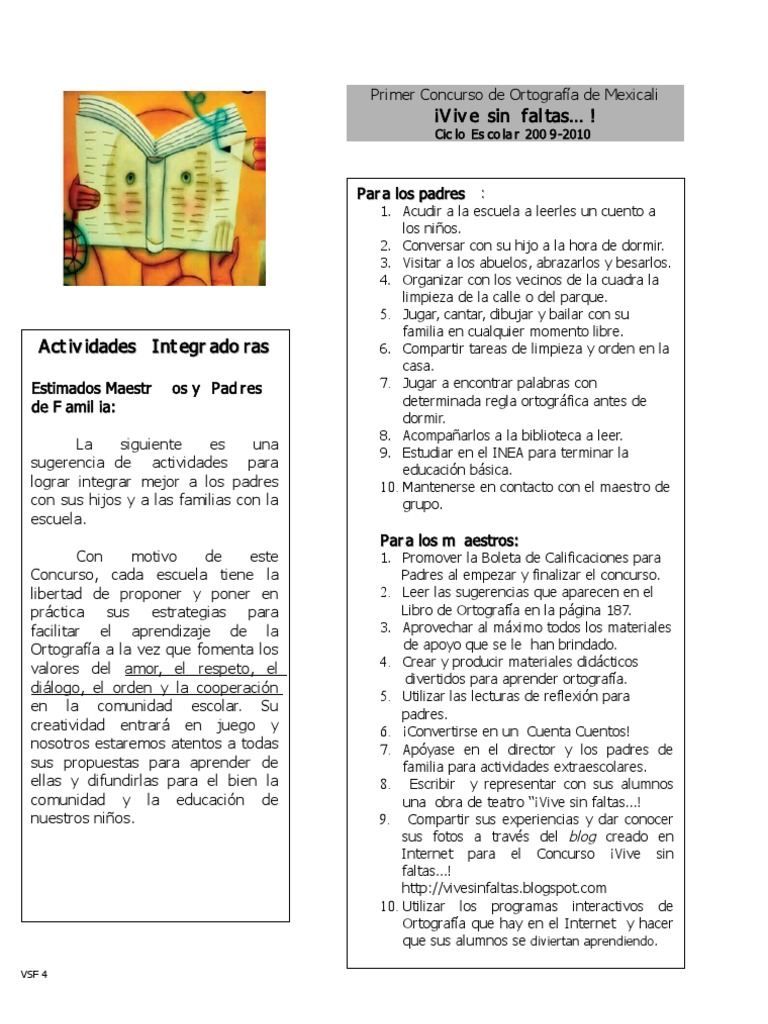 3 Actividades Integradoras Pdf Aprendizaje Educación Primaria