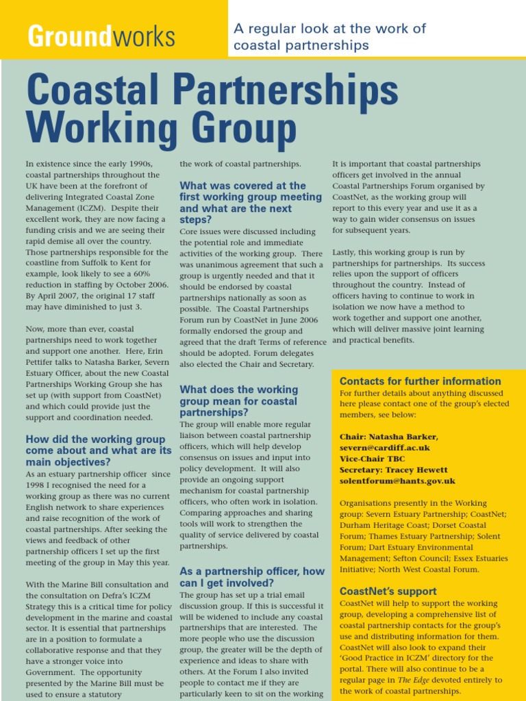 Coastal Partnership Summer 2006 | PDF | Public Sphere | Business