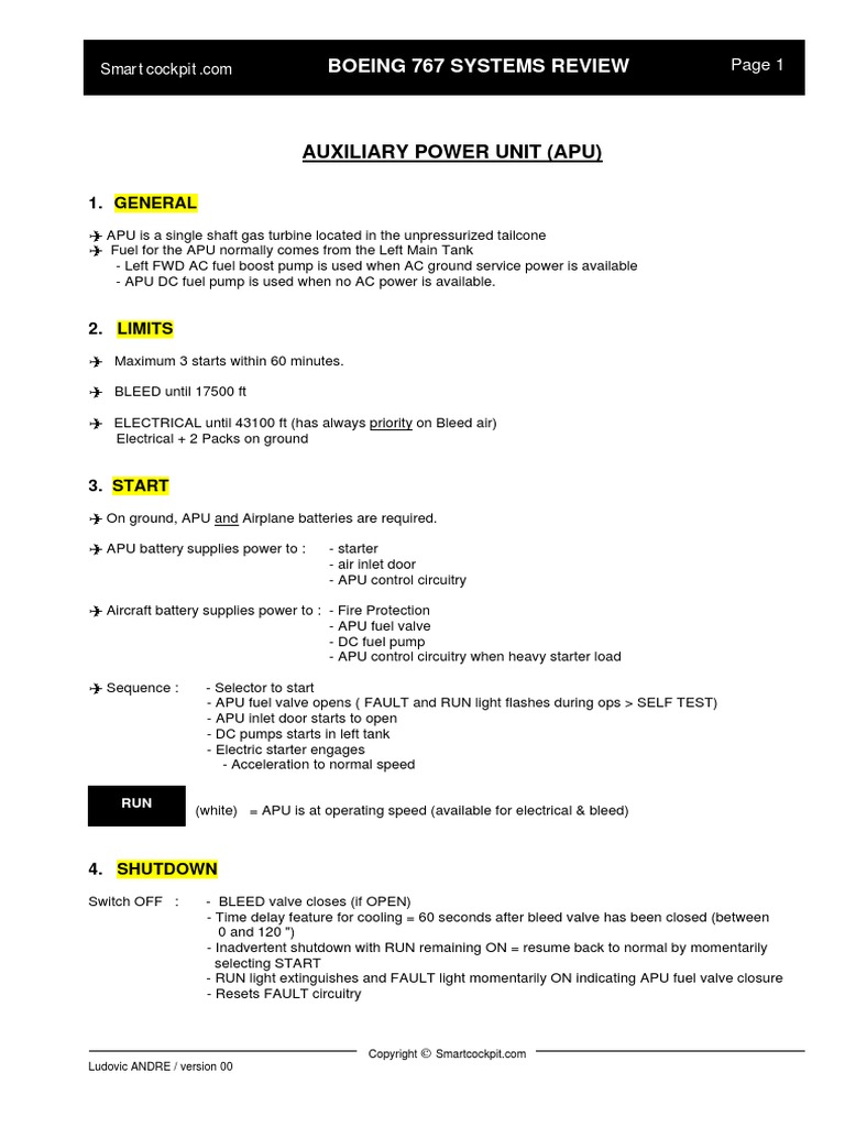 B767 Apu | PDF | Valve | Fuels