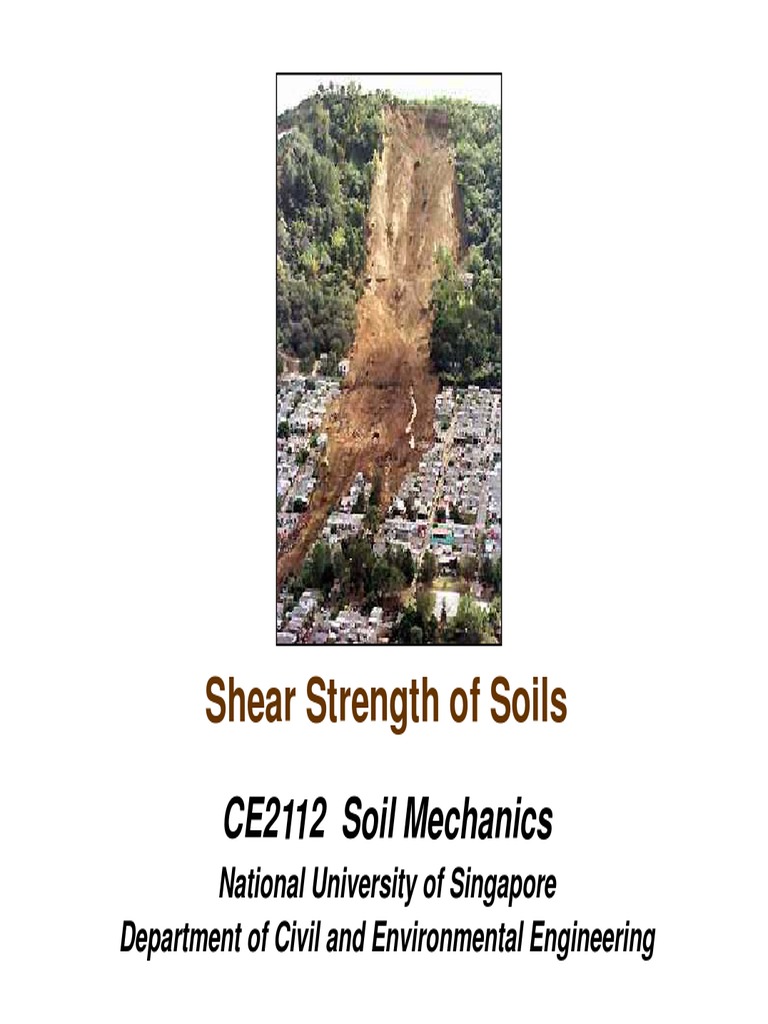 Shear Strength of Soils Final (Complete) | Strength Of Materials ...