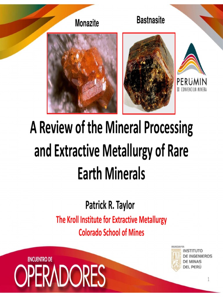 Rare Earth Metal Extraction Processes | PDF | Rare Earth Element | Ion ...